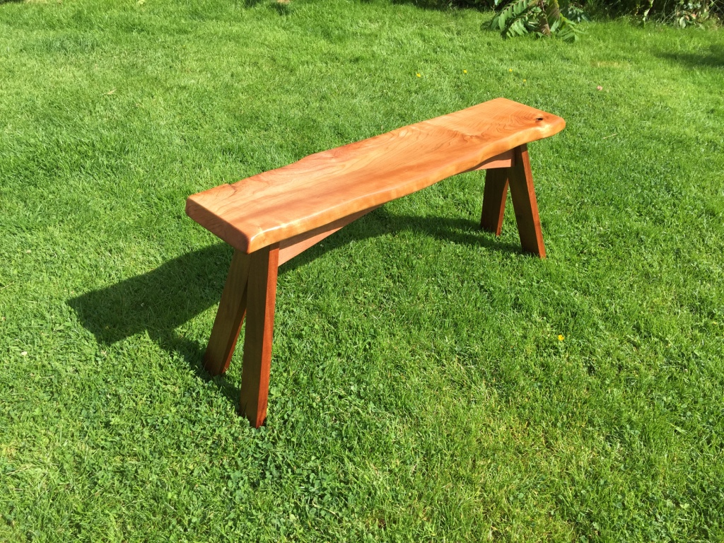 Cherry Bench Seat - James Archer Furniture